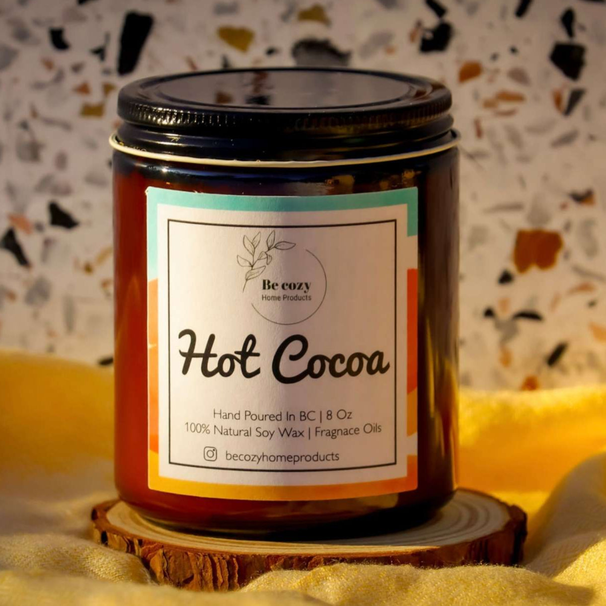 Hot Cocoa - Soy Wax Candle with Natural Soy Wax | www.becozy.ca ...